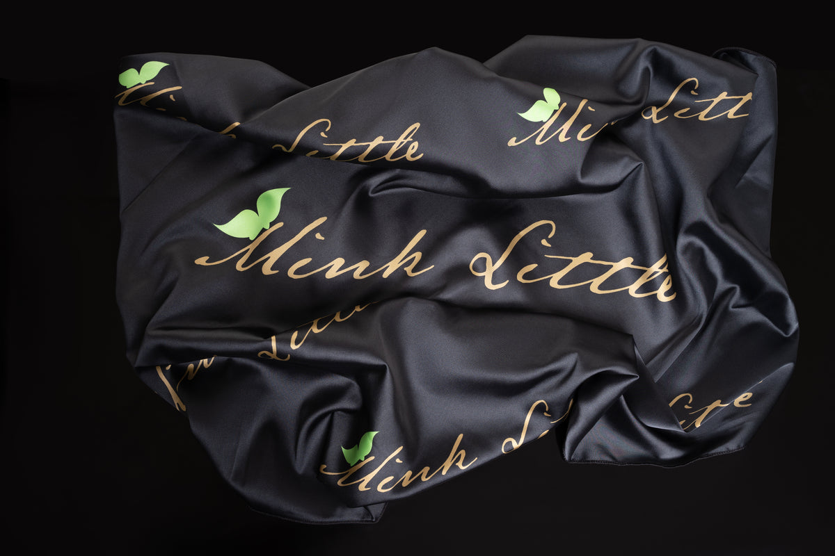 Protect My Crown silk scarf– Mink Little